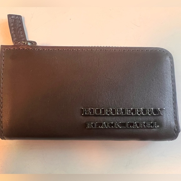 Burberry | Accessories | Nwot Burberry Black Label Brown Leather Key ...